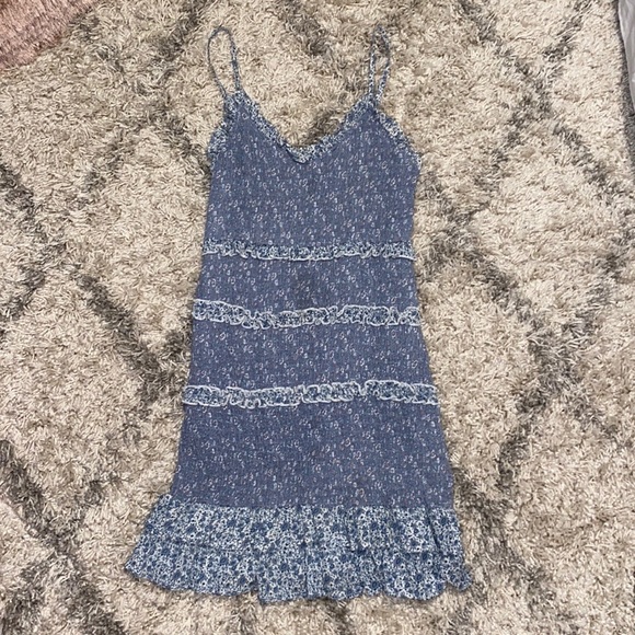 SIM&SAM | Dresses | Simsam Scrunched Ruffle Tight Dress | Poshmark